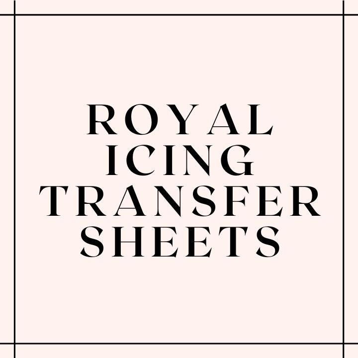 Royal Icing Transfer Sheets – Too Pretty Baking Co.